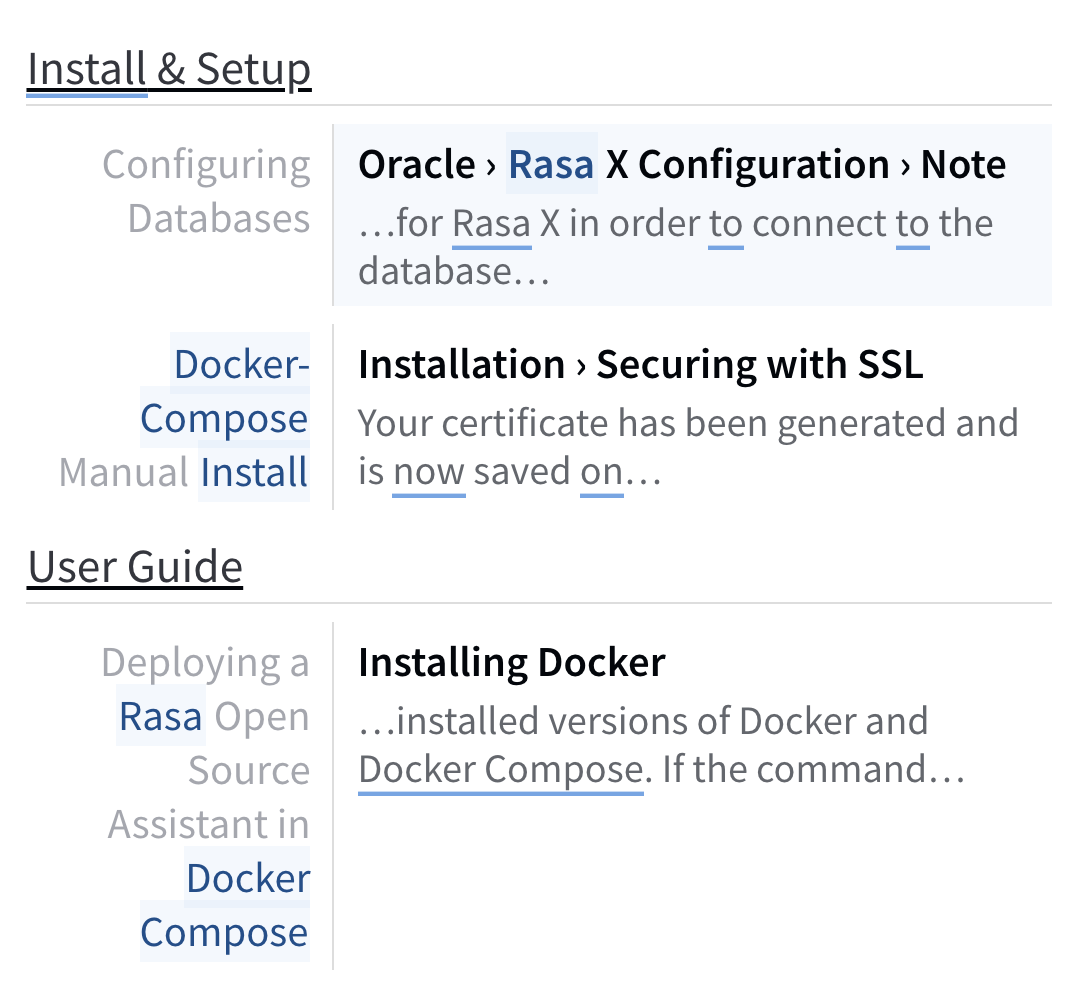 Investigate removing stop words from search queries · Issue #485 · RasaHQ/rasa-demo · GitHub