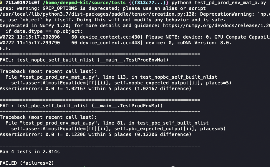 [BUG] numerical regression of deepmd::copy_coord_gpu() from CUDA 10.1 to CUDA 11.2 · Issue #878 ...