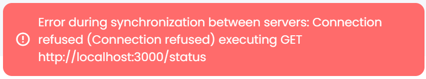 I'm having this error in unraid docker: Error during synchronization between servers · Issue ...
