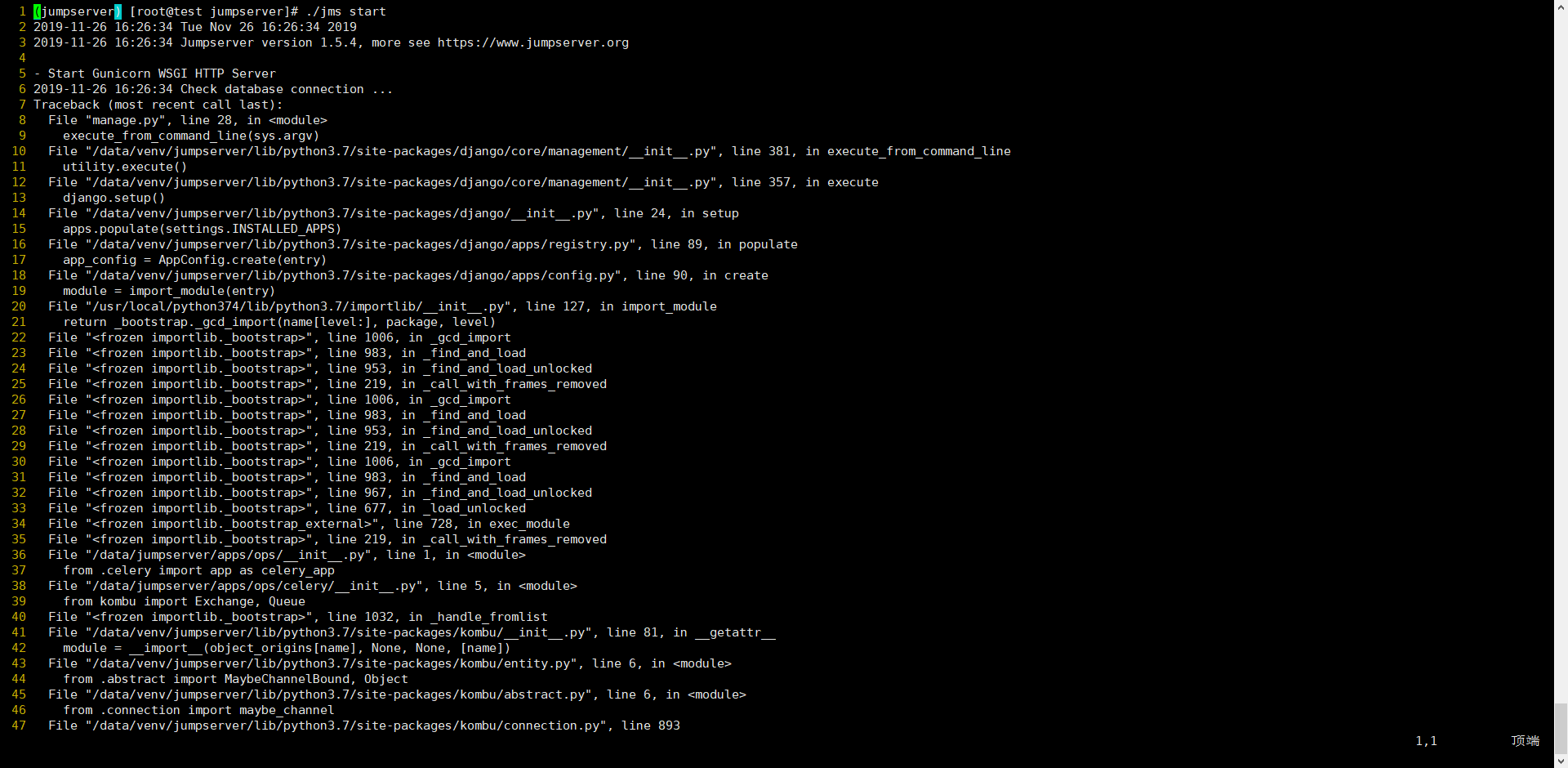 安装后启动报错 Syntaxerror Invalid Syntax · Issue 3462 · Jumpserverjumpserver · Github