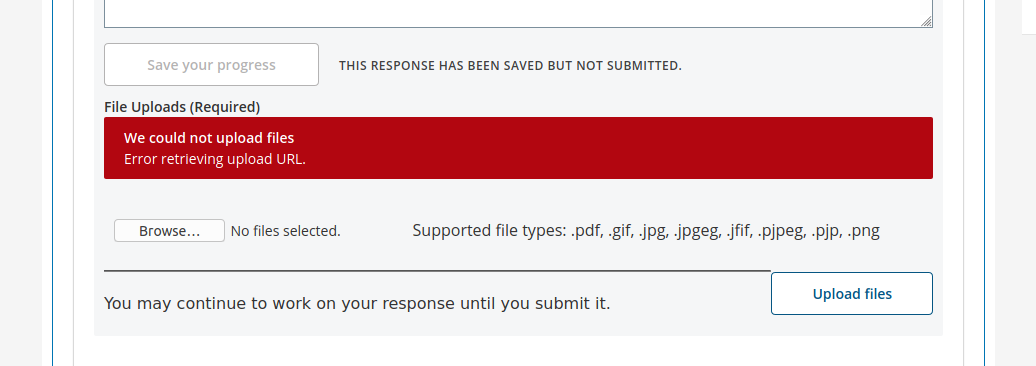 ORA Unable to Load after setting File upload response to Required · Issue #382 · overhangio ...