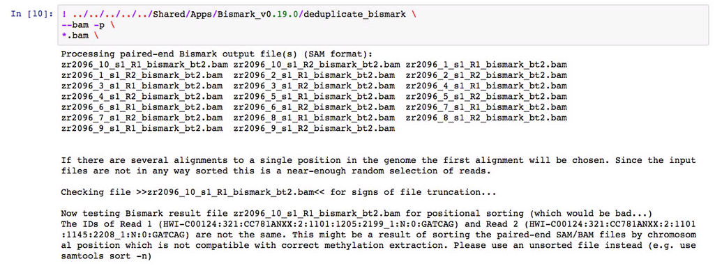 Deduplication error · Issue #252 · RobertsLab/resources · GitHub