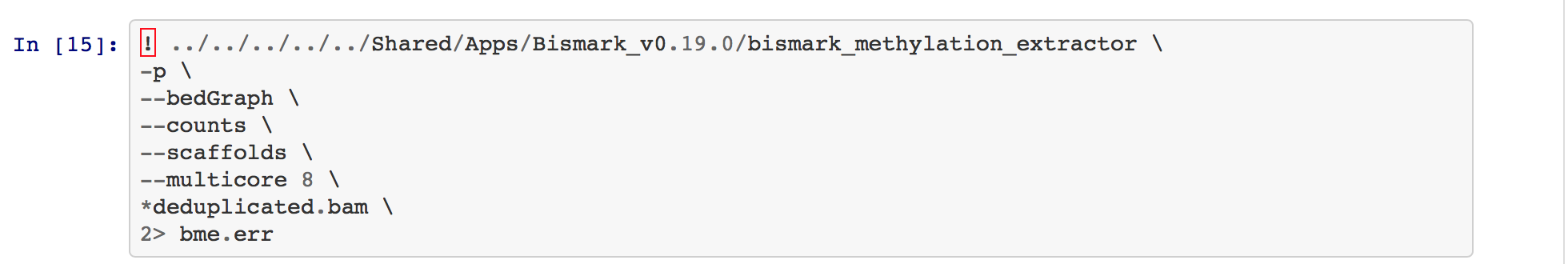 Error in methylation extractor · Issue #262 · RobertsLab/resources · GitHub