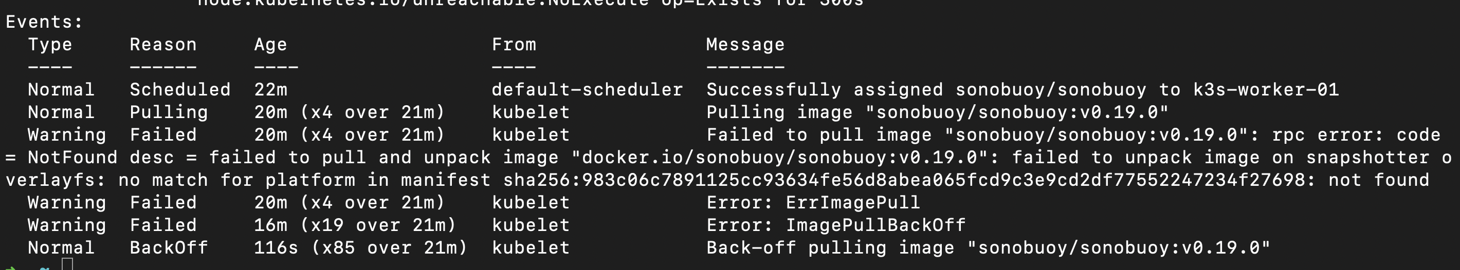 sonobuoy run --wait hangs on k3s environment on raspberry pis · Issue #1174 · vmware-tanzu ...