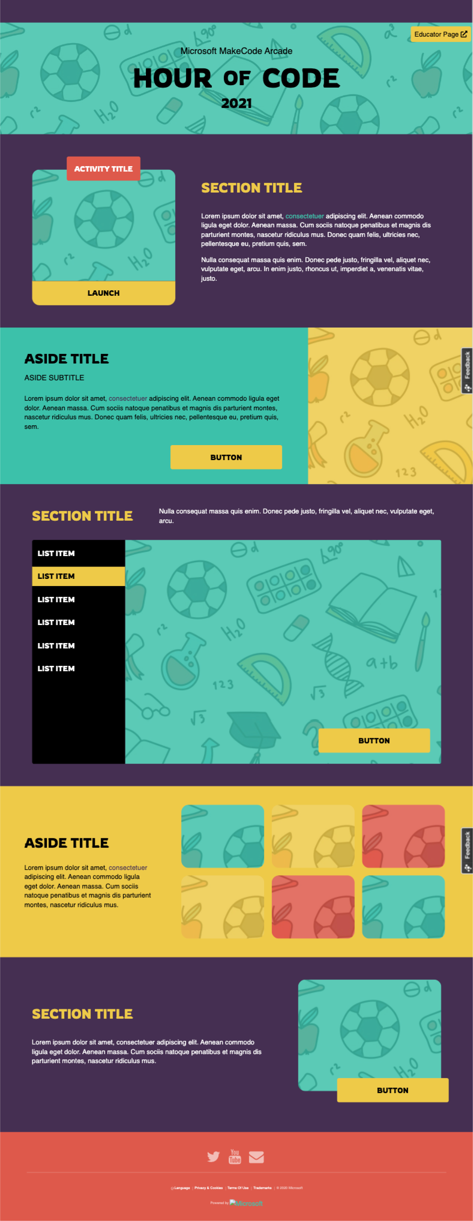 Hour of Code 2021 Landing Page Design · Issue #3732 · microsoft/pxt ...