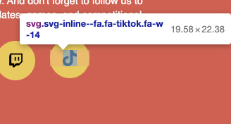 Tiktok logo on hoc2021 offcenter, doesn't show up in safari · Issue ...