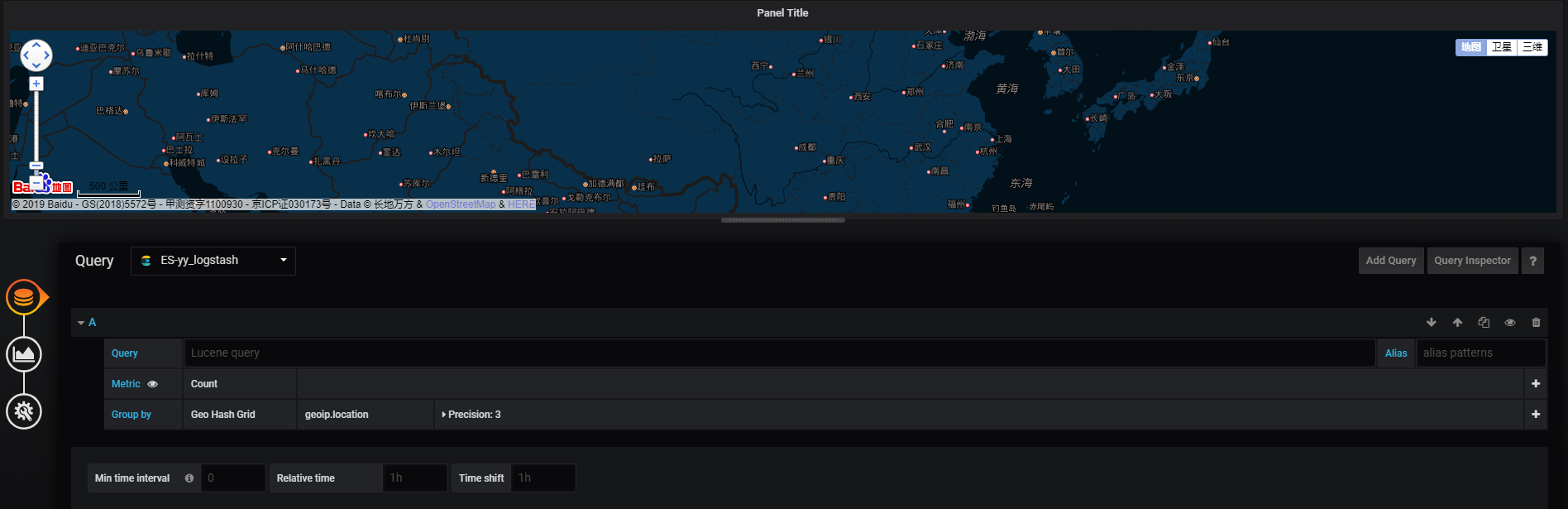 Elasticsearch数据源地图展示不出来 · Issue #2 · ofDamon/grafana-baidumap-panel · GitHub