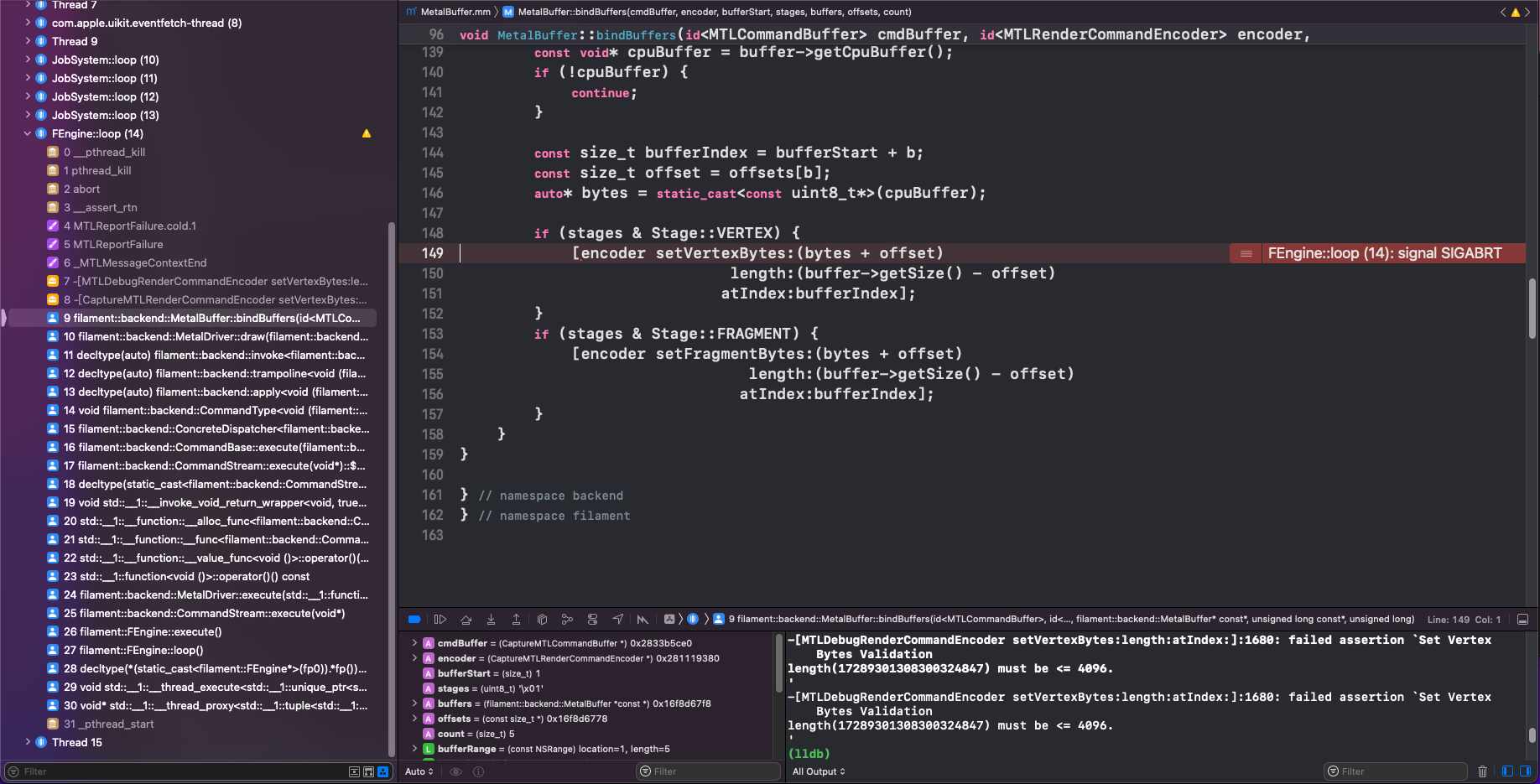 App crash when release big gltf asset · Issue #6448 · google/filament · GitHub