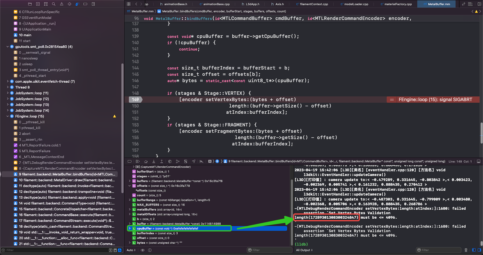 App crash when release big gltf asset · Issue #6448 · google/filament · GitHub