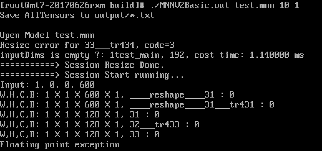 模型前向计算失败 · Issue #401 · alibaba/MNN · GitHub
