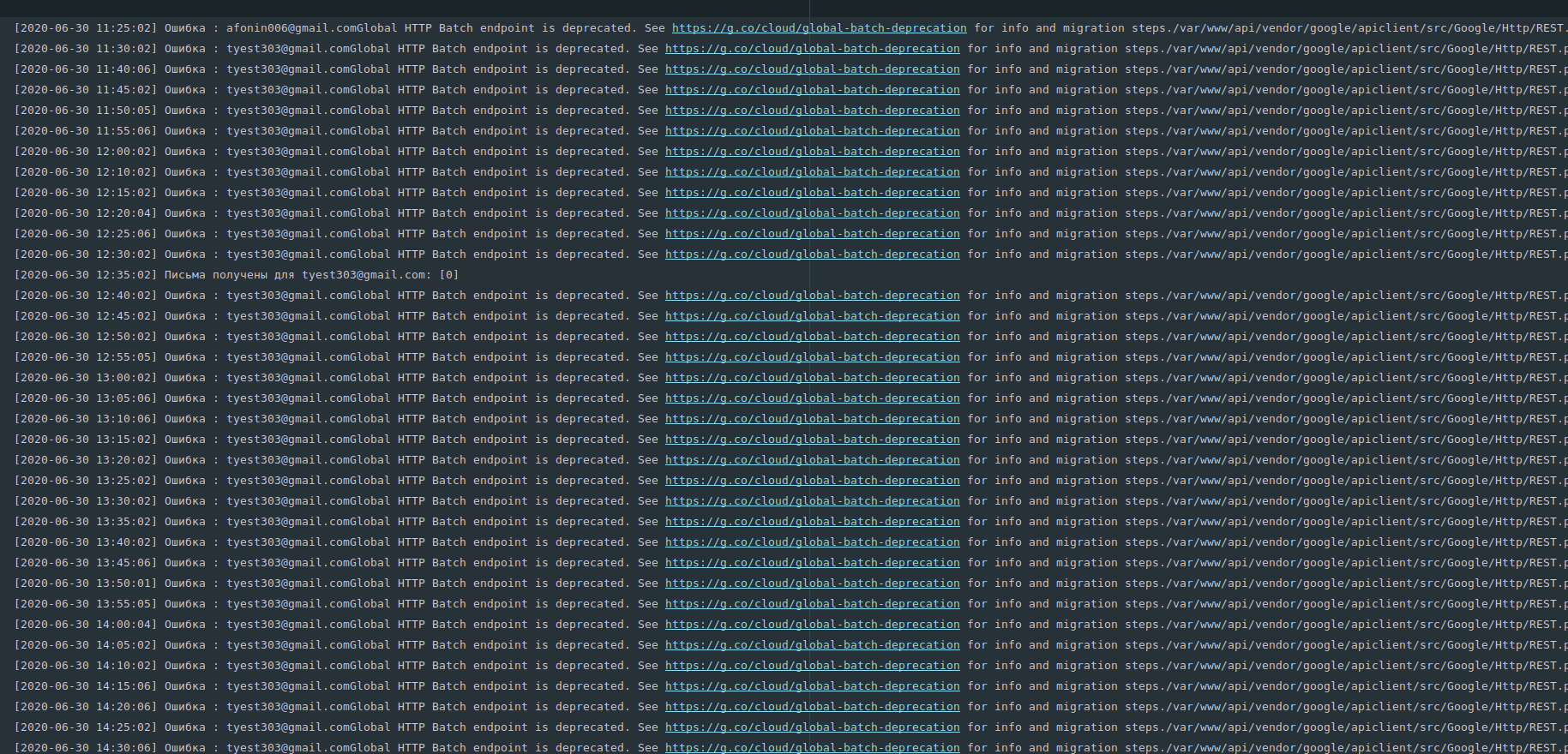 Error from Google Api Again · Issue #154 · dacastro4/laravel-gmail · GitHub