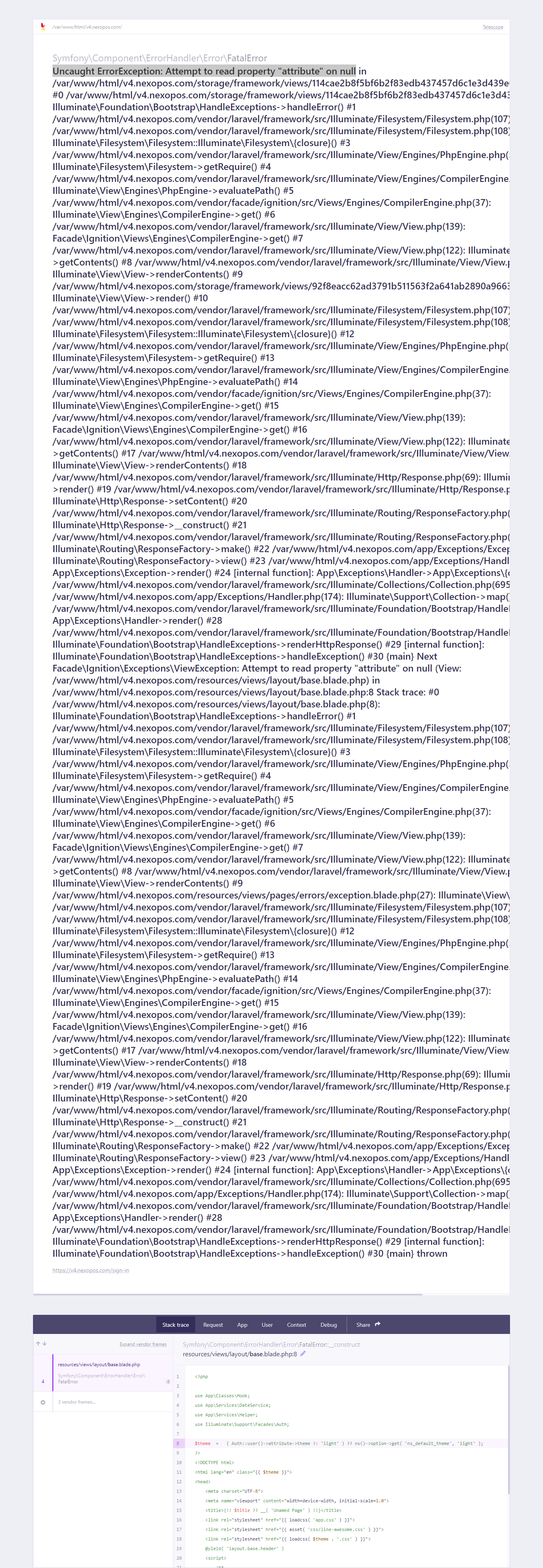 Can't Open demo pagee · Issue #638 · Blair2004/NexoPOS · GitHub