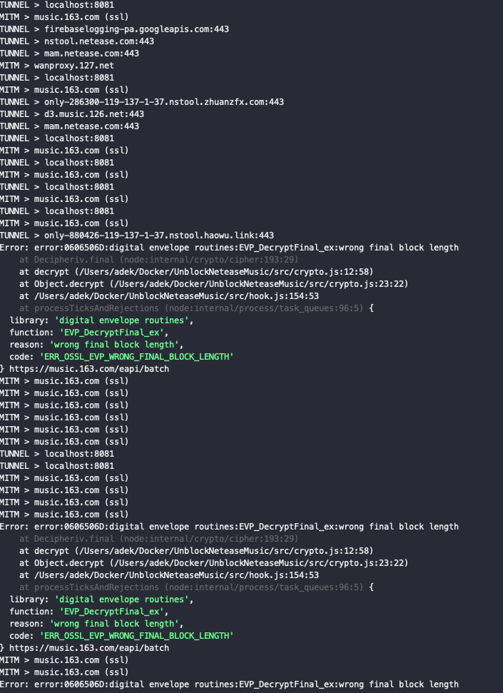 MacOS 13 无法播放 · Issue #937 · UnblockNeteaseMusic/server · GitHub