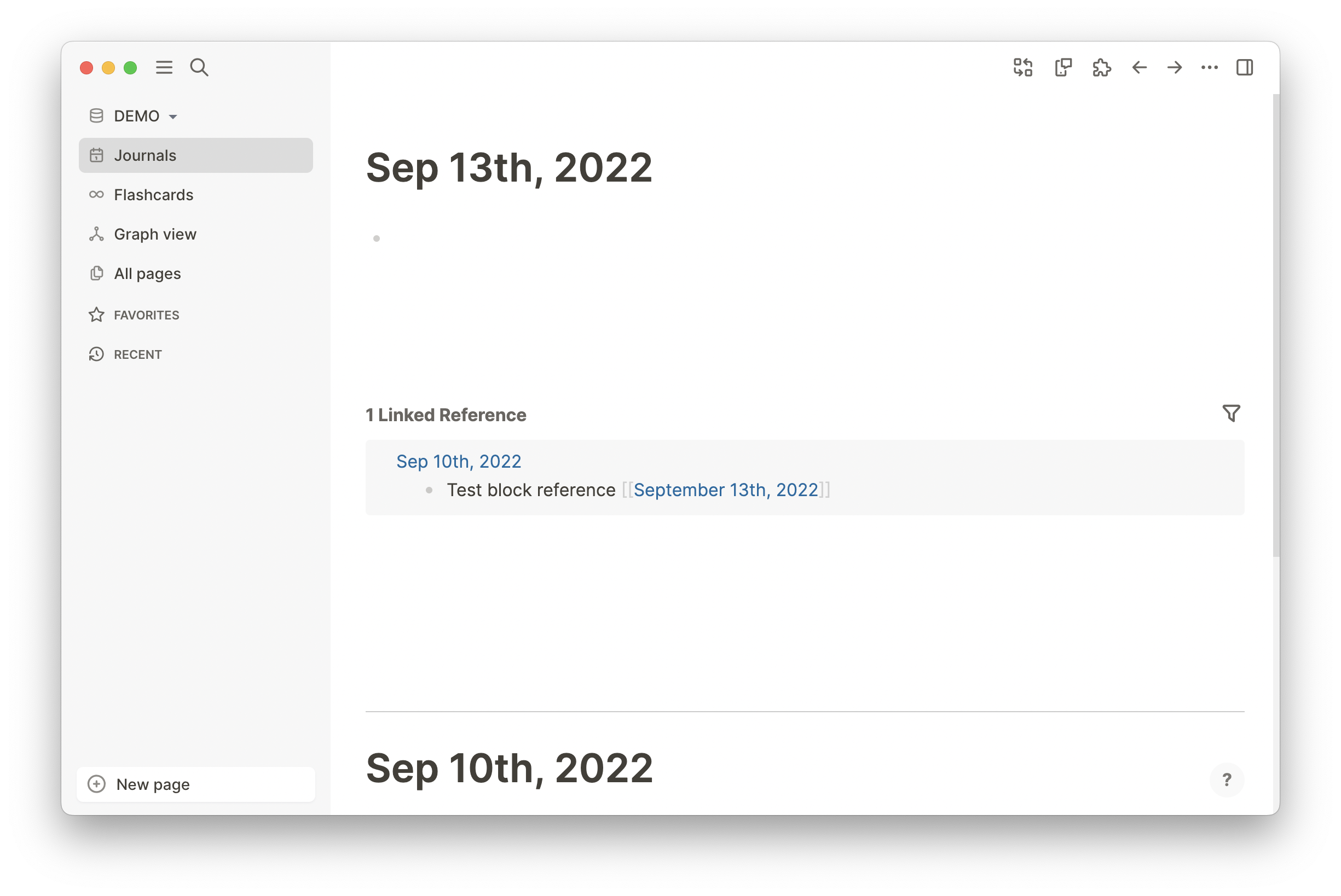 Reduce Space Between End Of Daily Journal Page And Linked References