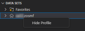 Profile context menus get stuck in multi-select mode · Issue #2105 · zowe/zowe-explorer-vscode ...