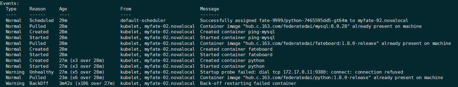 使用minikube部署kubefate出现问题 · Issue 789 · Federatedaikubefate · Github