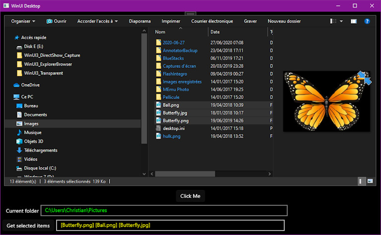 Question: How to add COM based UI-Controls (like ExplorerBrowser) to WinUI3 · Issue #6951 ...