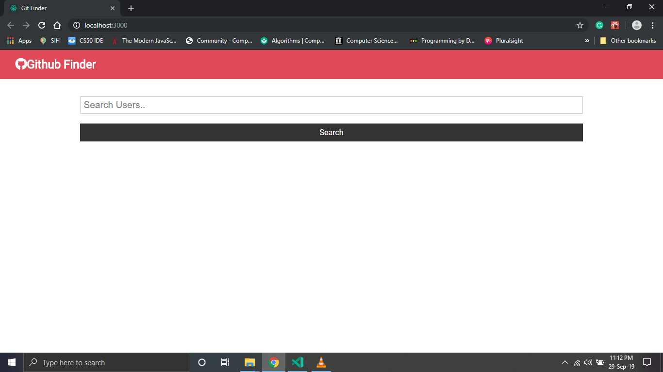 GitHub - jainavinash881/GitHub-Finder: My First hands on React, used ...