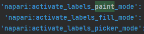 [Minor bug] Key errors when using functionality of label layer · Issue #5535 · napari/napari ...