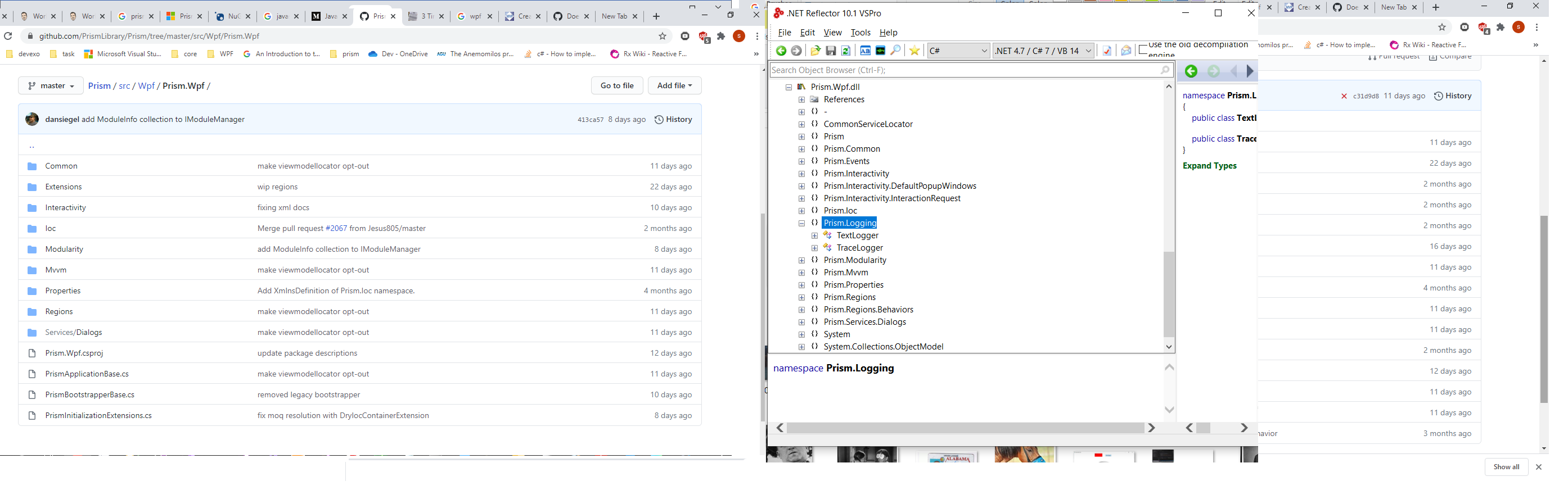 Prism 72 Vs Prism 7201422 Srcwpfprismwpf Complete Folders And Files Missing · Issue