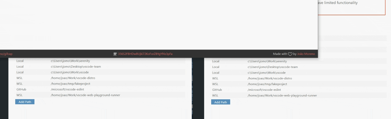 Trust: Data loss when editing trusted workspaces list in two windows ...