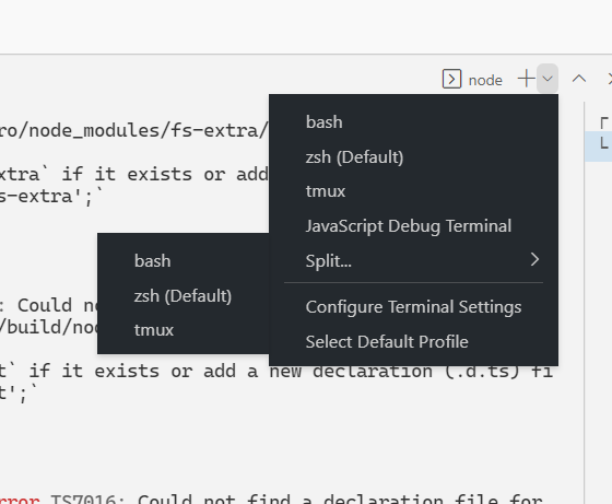 Improve terminal dropdown menu · Issue #123128 · microsoft/vscode · GitHub