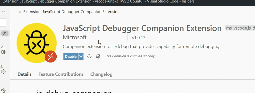Strange padding on extension's publisher display name · Issue #127781 ...