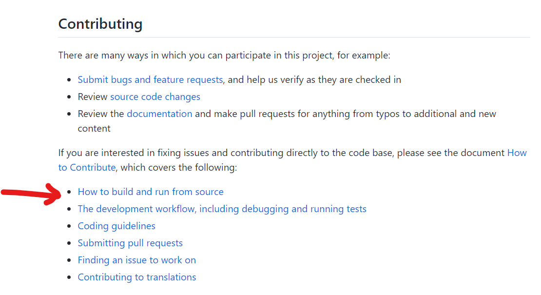 Add clean build instructions to README.md · Issue #136597 · microsoft/vscode · GitHub