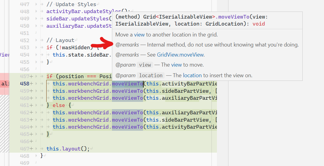 Grabbing sash corner moves the wrong sashes · Issue #138771 · microsoft/vscode · GitHub