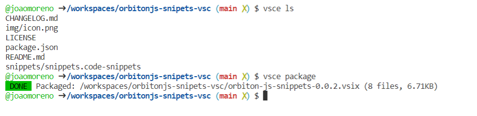 Specified part does not exist in the package. · Issue #708 · microsoft/vscode-vsce · GitHub