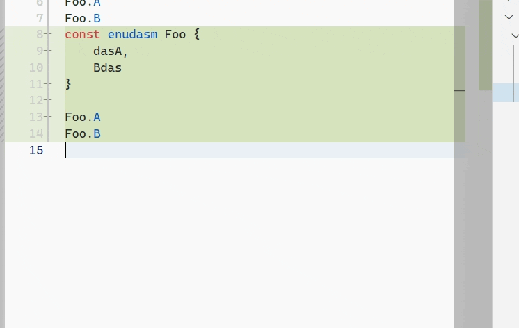 Comment range appears as if it matches a subset of the start/end line ...