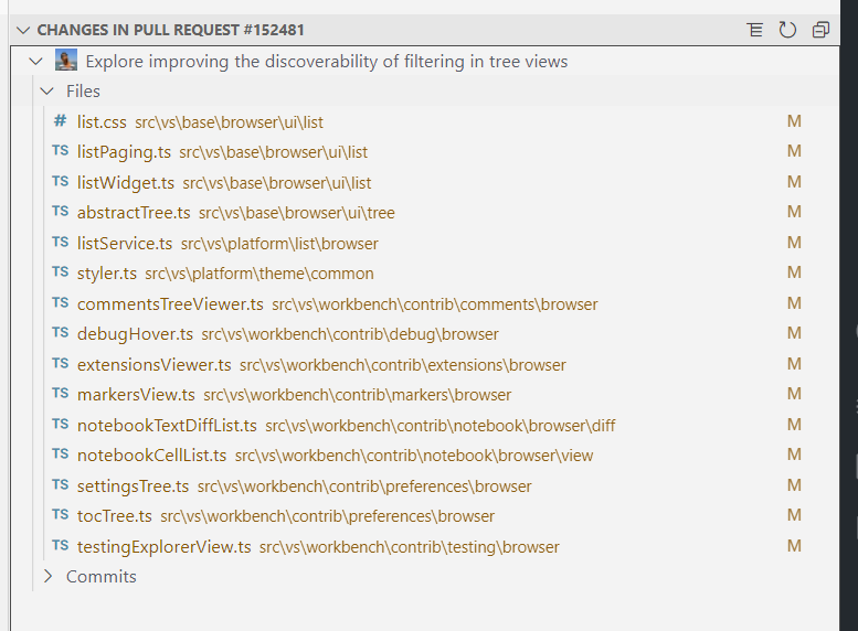 Reconsider default PR changes view · Issue #3714 · microsoft/vscode-pull-request-github · GitHub