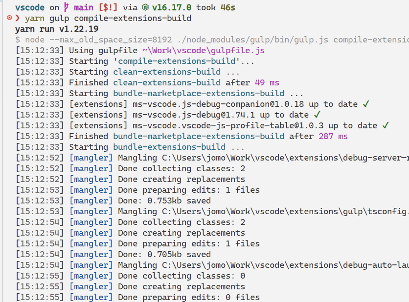 more mangler output polishing by joaomoreno · Pull Request #169400 ...