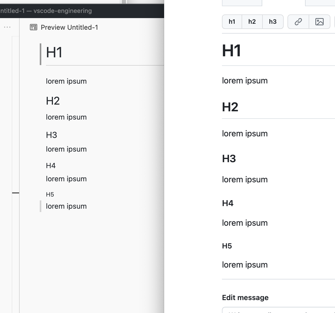 Improve default Markdown header style · Issue #185768 · microsoft/vscode · GitHub