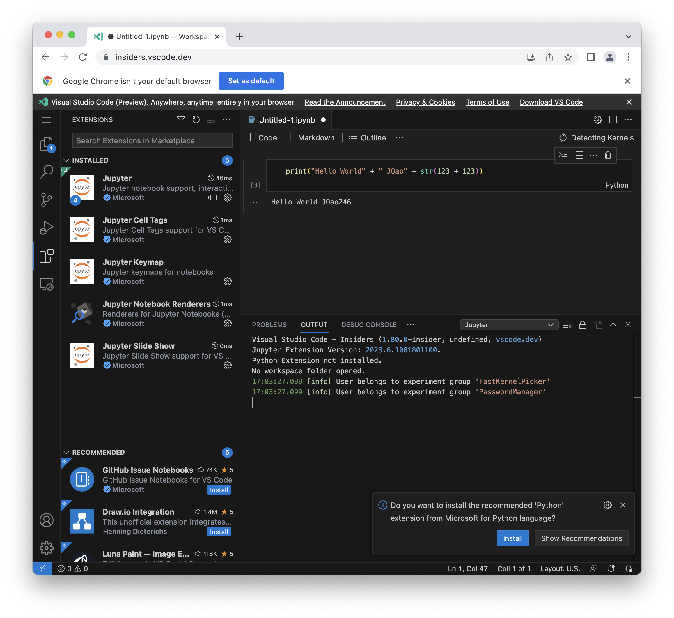 Kernel Picker Icon Spins Forever · Issue 13780 · Microsoftvscode Jupyter · Github 5733