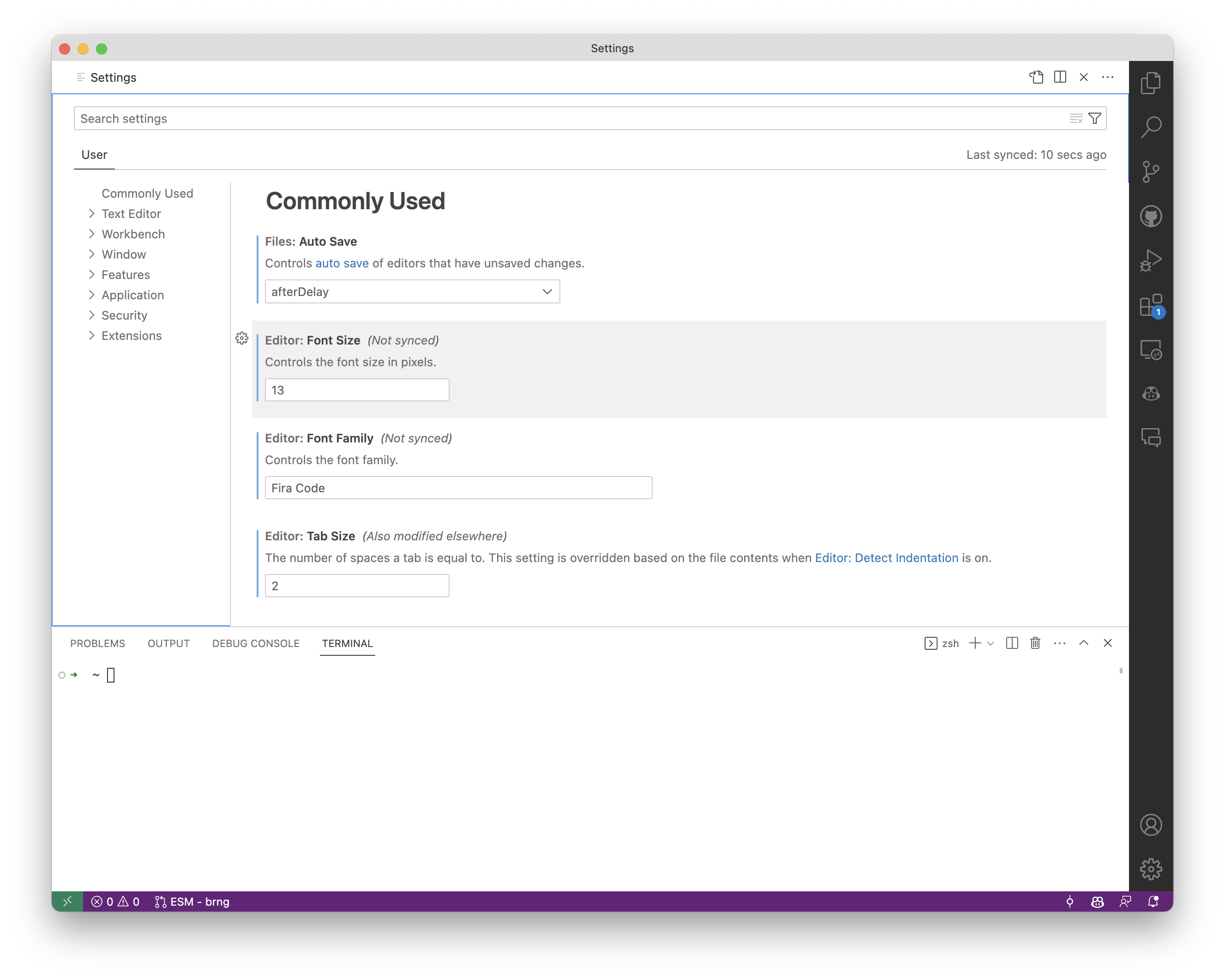 Settings Editor Focus Border Is Cut Off · Issue 183503 · Microsoftvscode · Github