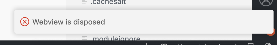 Error: Webview is disposed · Issue #5037 · microsoft/vscode-pull-request-github · GitHub
