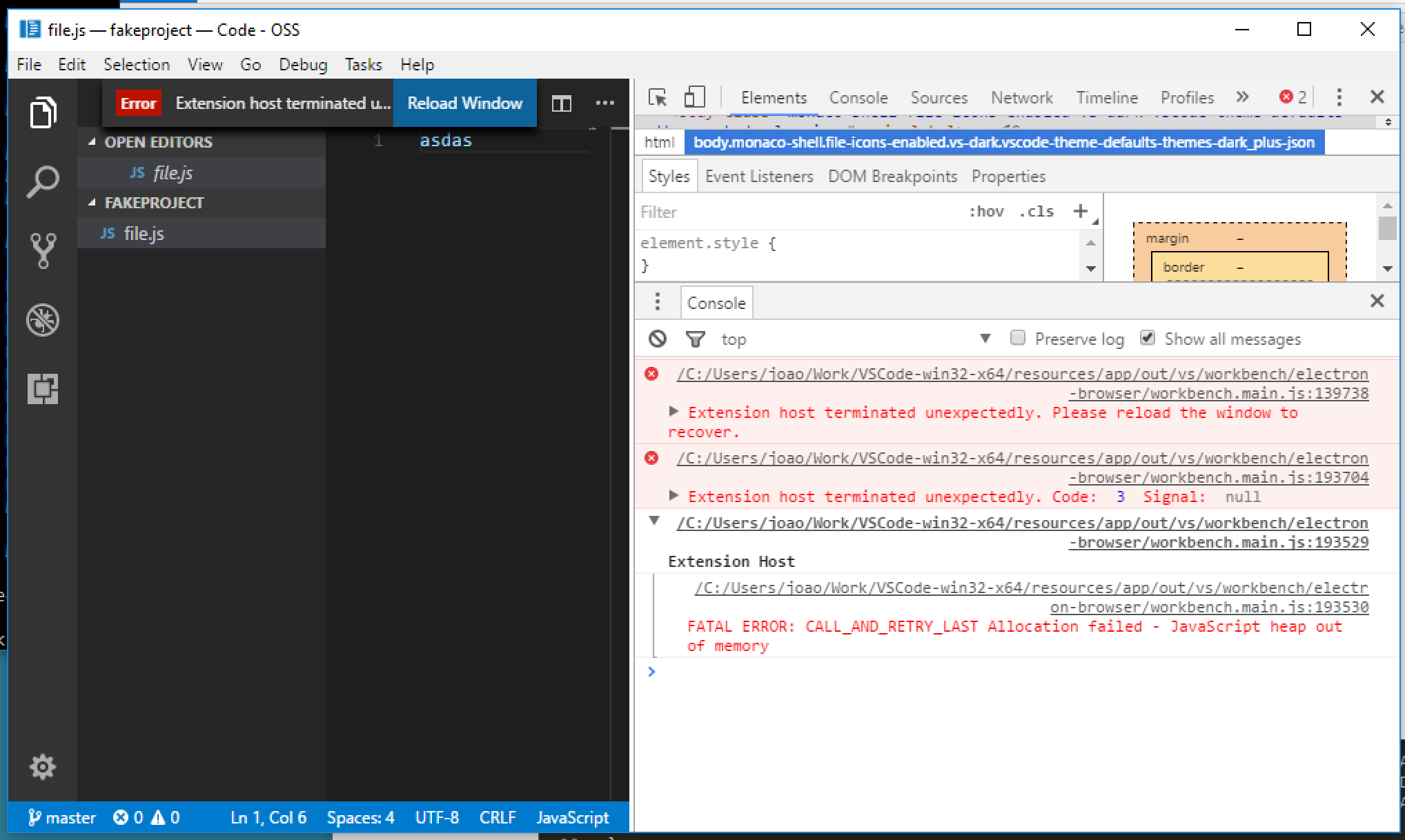 Improve Extension Host Terminated Experience · Issue 28799 · Microsoft Vscode · Github