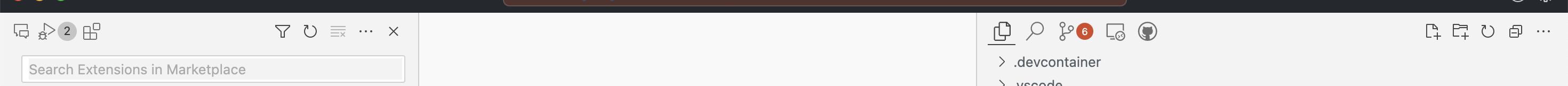 View Container Notifications Have Different Colors Between Primary And Secondary Side Bar