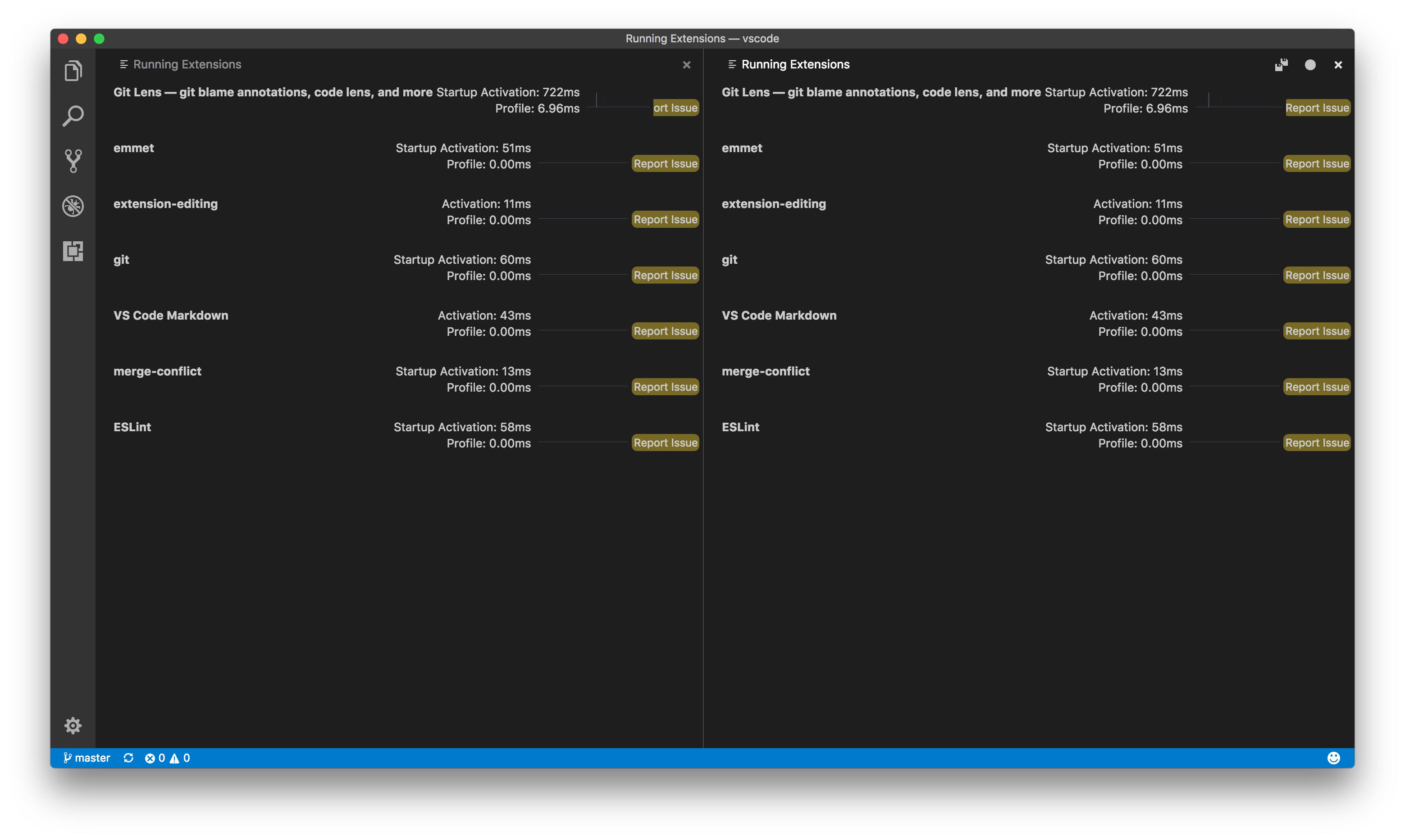 Duplicate Running Extensions Views When Stopping Profiling · Issue 39624 · Microsoftvscode 3752