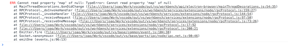 NPE when editing `.gitignore` · Issue #40218 · microsoft/vscode · GitHub