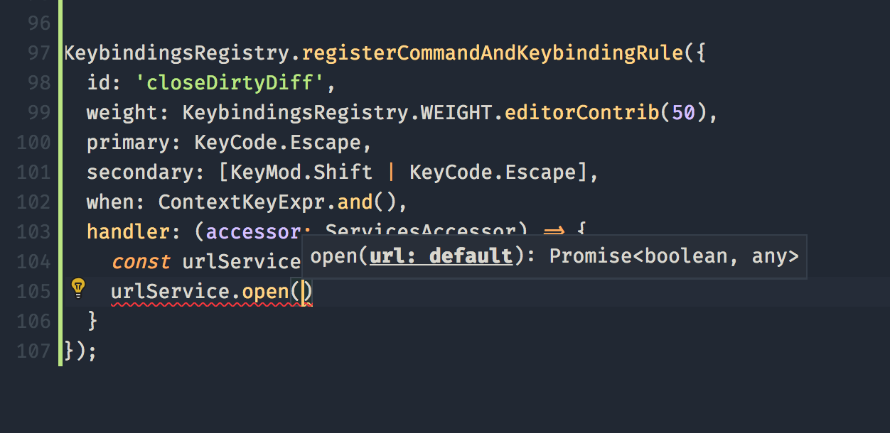 TypeScript parameter hints incorrect when type is default from module · Issue #48266 · microsoft ...