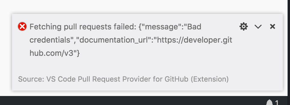 Bad experience when credentials are missing · Issue #20 · microsoft/vscode-pull-request-github ...