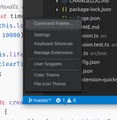 Menu separator has strange width · Issue #54049 · microsoft/vscode · GitHub