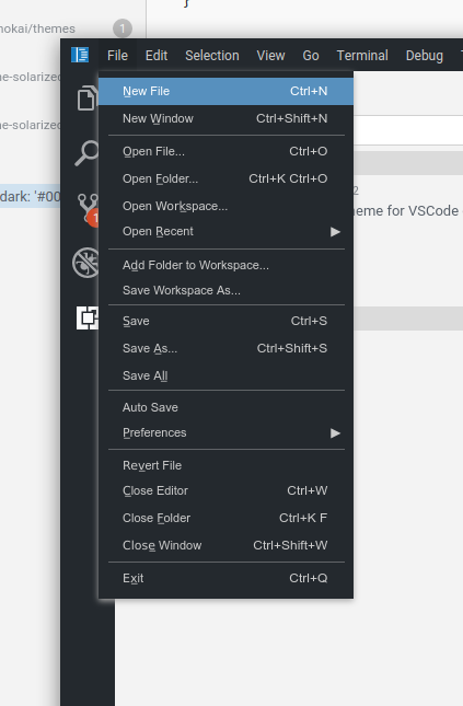 Menu shadow should be customizable · Issue #54156 · microsoft/vscode ...