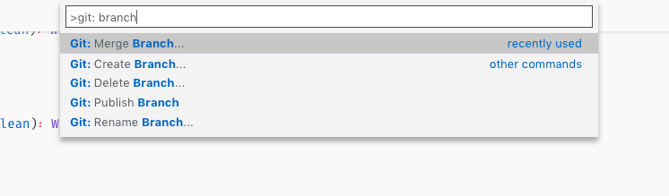 Create menu to work with git branches like in WebStorm · Issue #61440 · microsoft/vscode · GitHub