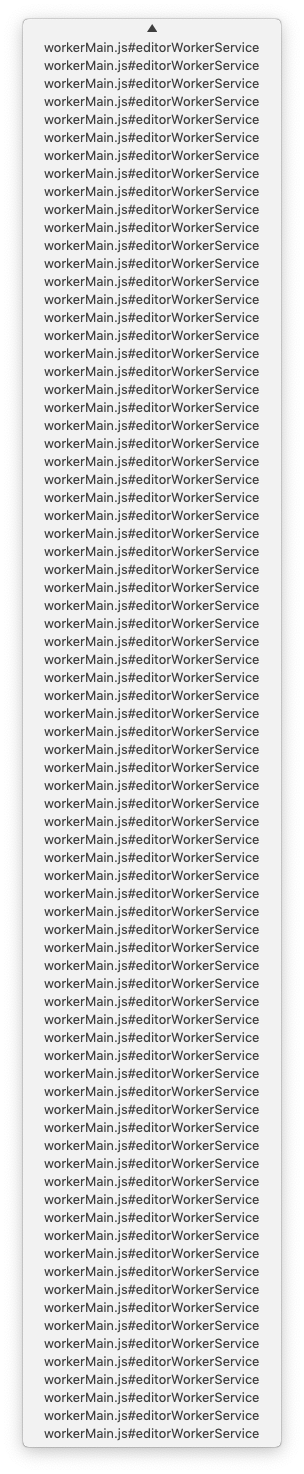 Max Call Stack Size Exceeded · Issue 61907 · Microsoftvscode · Github