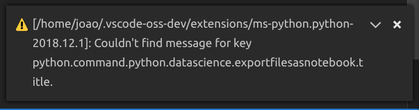 NLS attempts to load messages from uninstalled extension · Issue #65476 · microsoft/vscode · GitHub