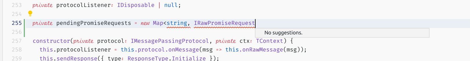 Typescript Fails To Show Any Suggestions · Issue 75507 · Microsoft