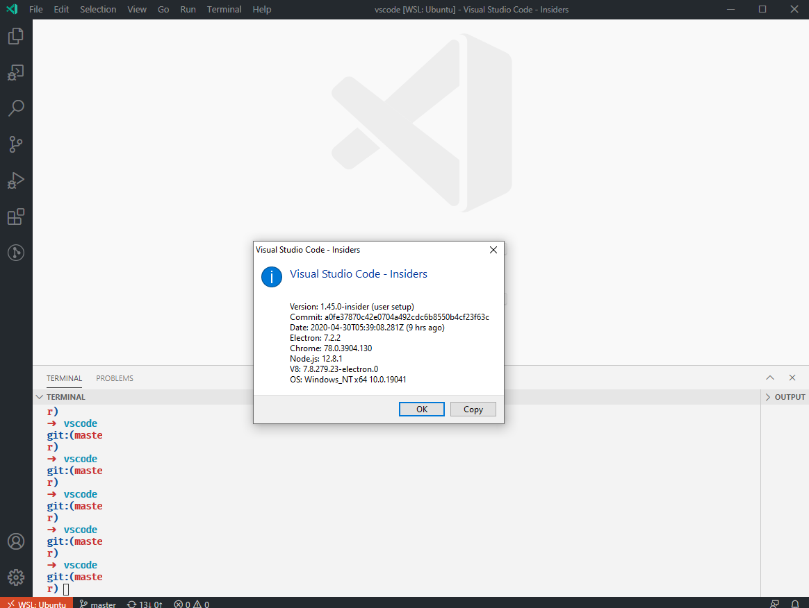 Terminal does not adapt its size · Issue #96586 · microsoft/vscode · GitHub